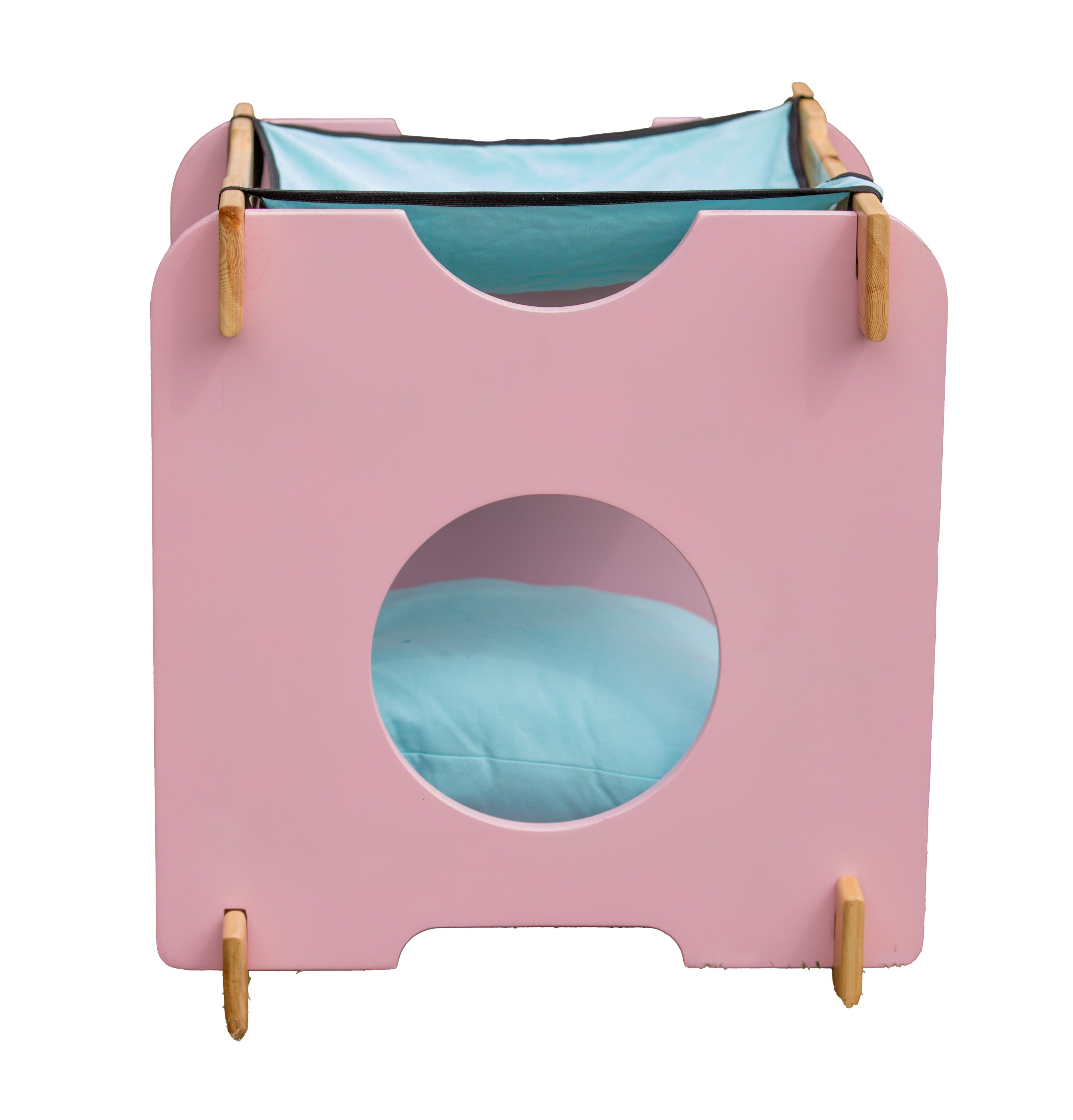 CAT Bed with a Hommock on TOP – S. Pets House
